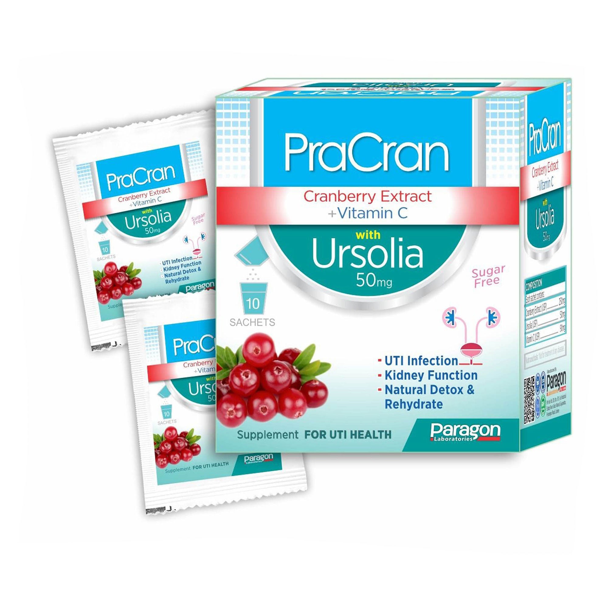 Pracran Sachet (Cranberry Sachet) – Paragon Laboratories